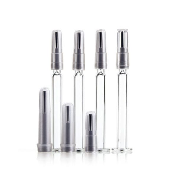Pharmaceutical product syringe - Aptar - glass / safety / pre-filled