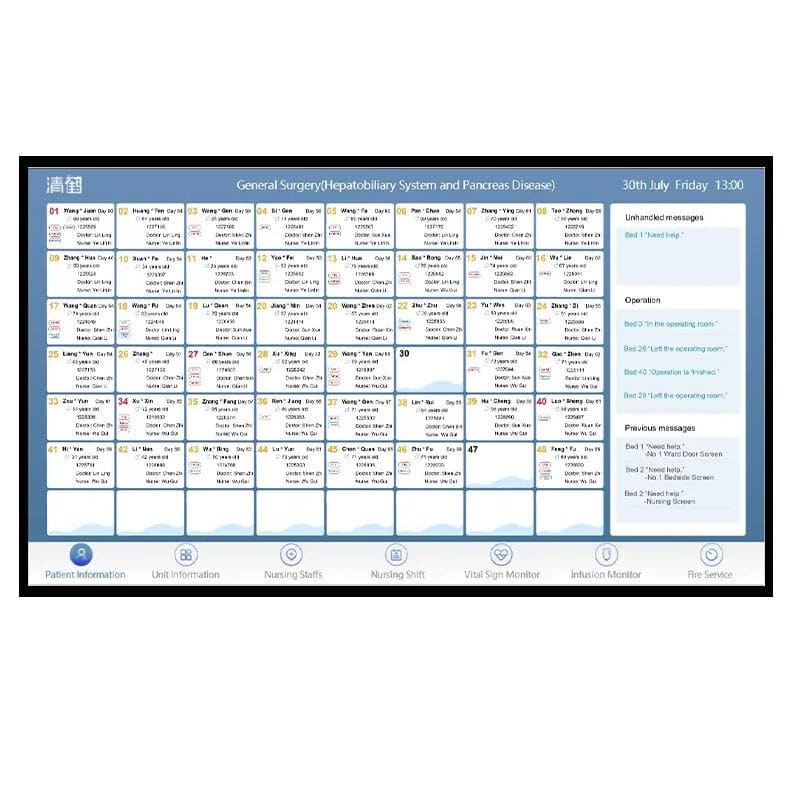 Touch screen patient infotainment terminal - ClearTV
