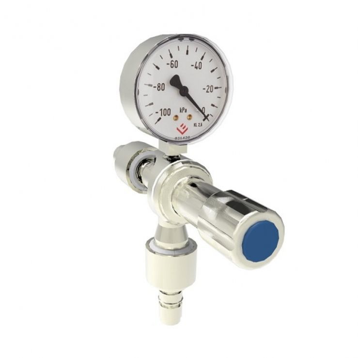 Medical gas valve - MZ Liberec, a.s. - manual / grey