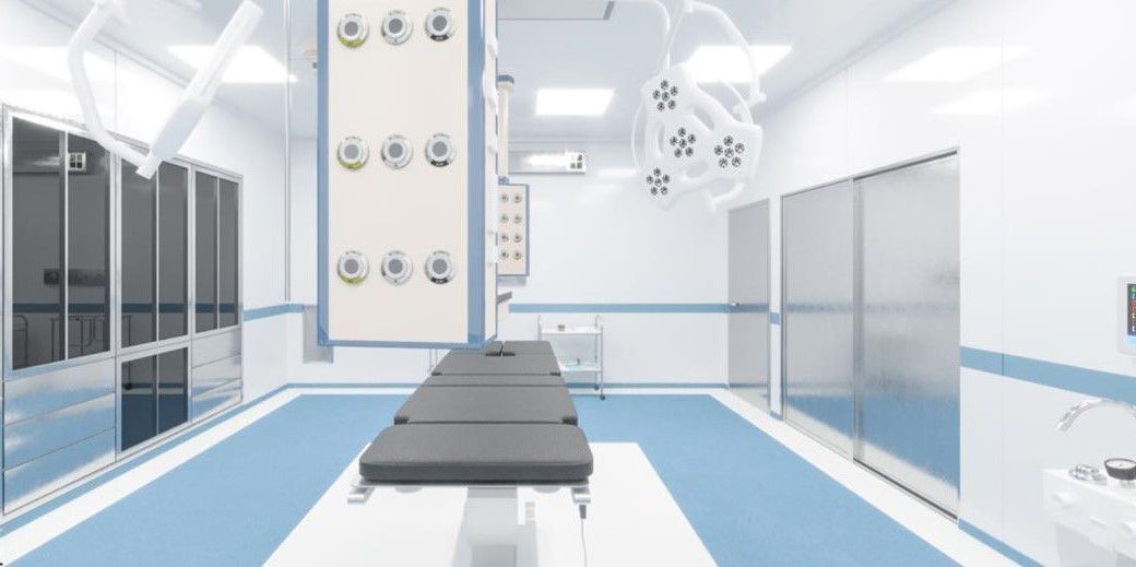 Cleanroom wall structure - OT-01 - Medmark Technology