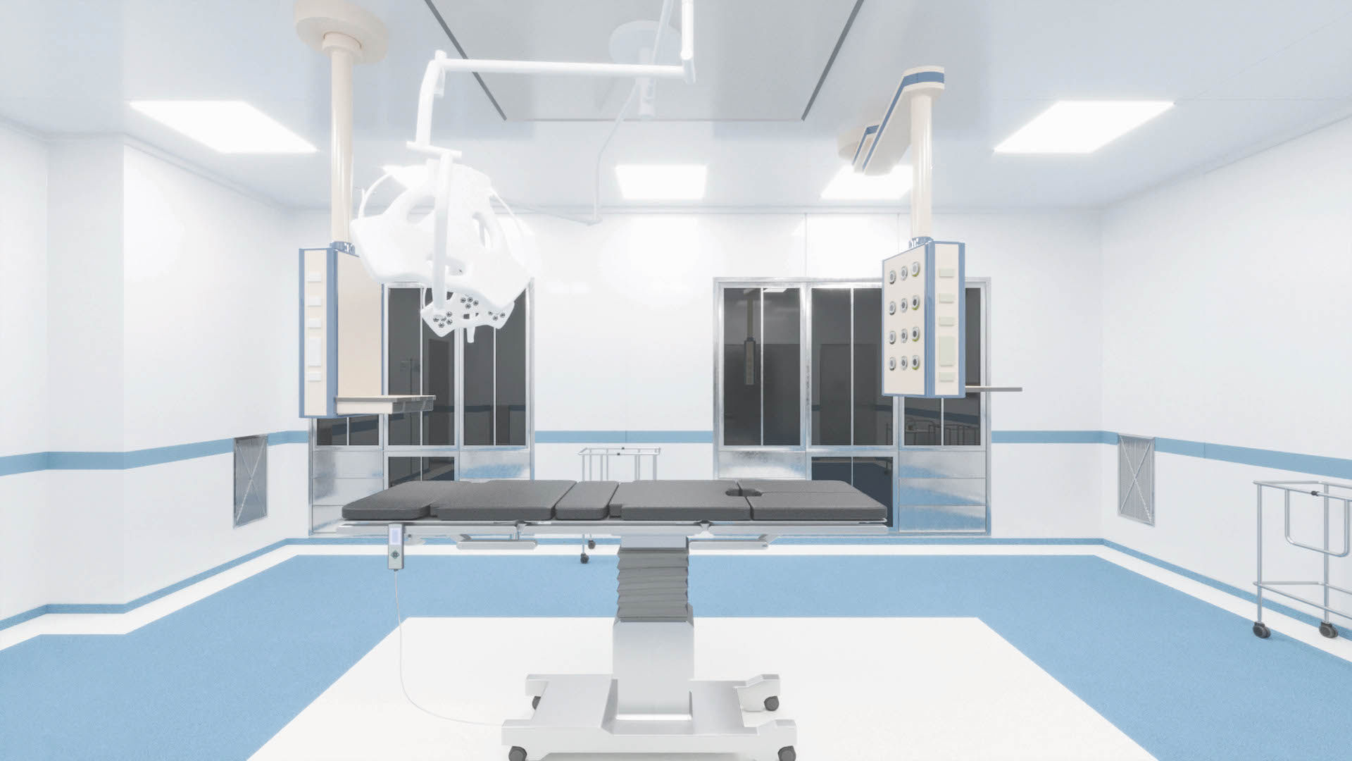Cleanroom wall structure - Medmark Technology
