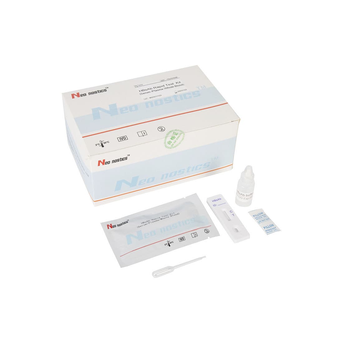Hepatitis B test kit - HBV0096 - Neo-nostics - for antibodies / serum ...