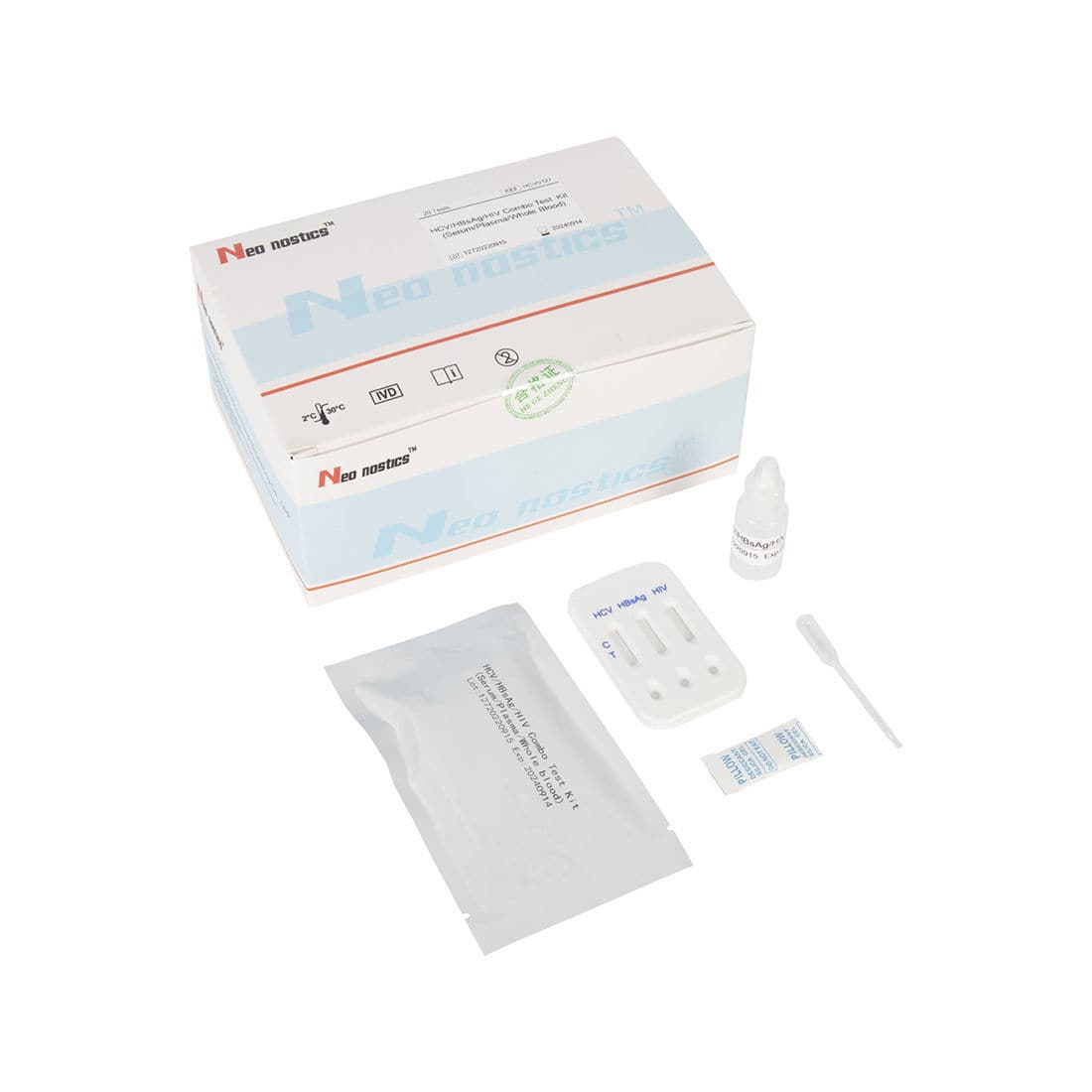 Hepatitis C test kit - HCV0127 - Neo-nostics - for antigens / for ...