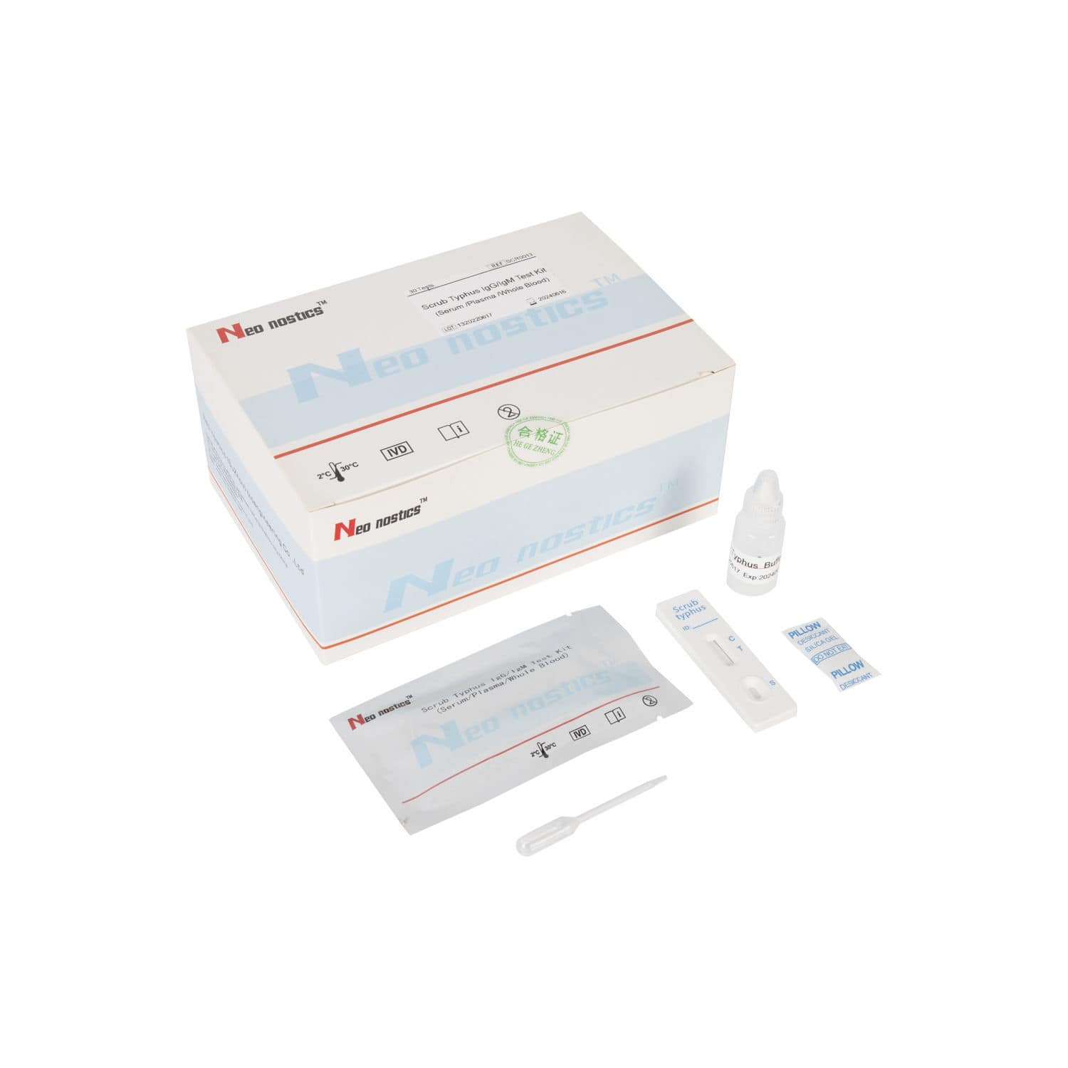 Scrub typhus rapid diagnostic test - SCR0013 - Neo-nostics - for ...