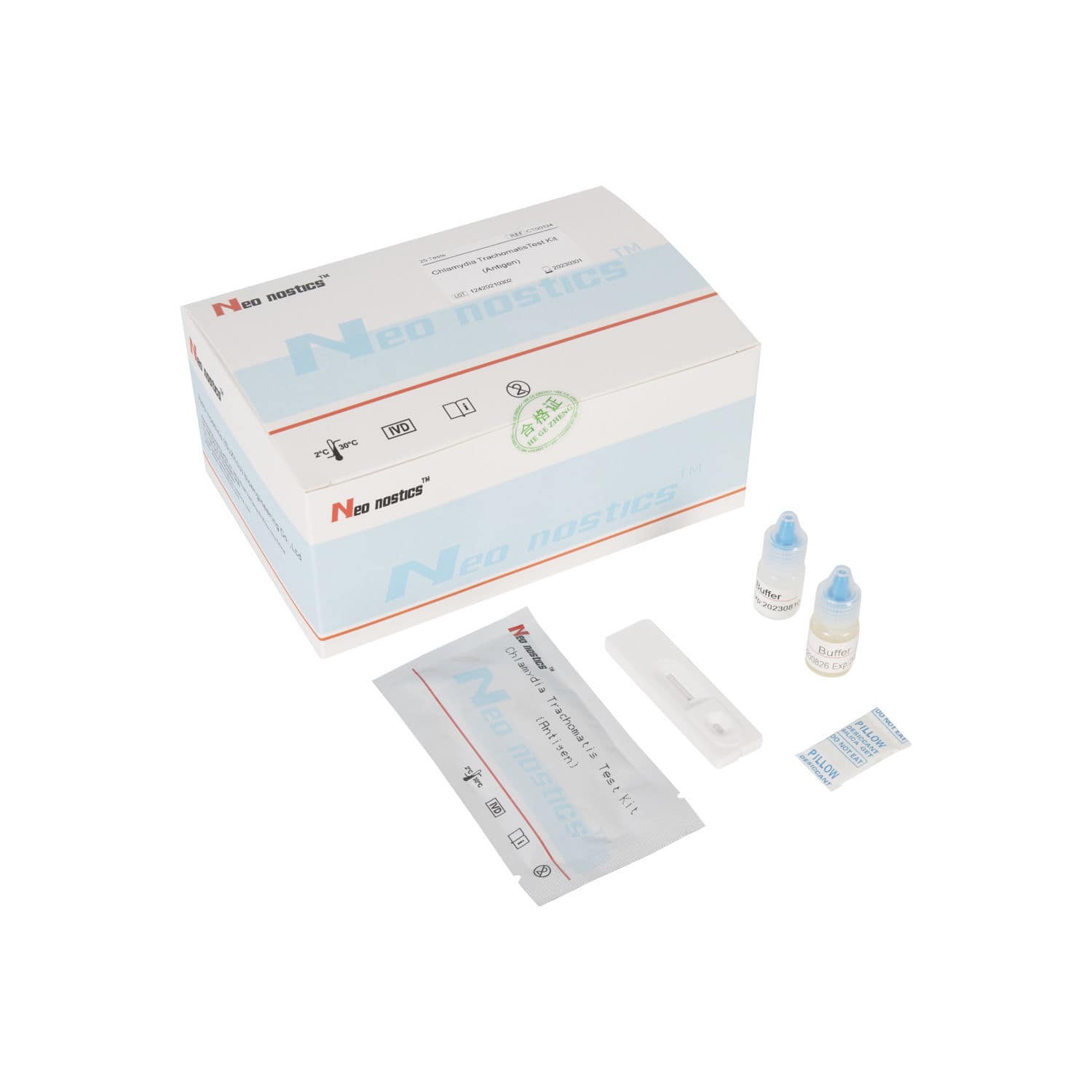 Chlamydia test kit - CT00124 - Neo-nostics - for antigens / Chlamydia ...