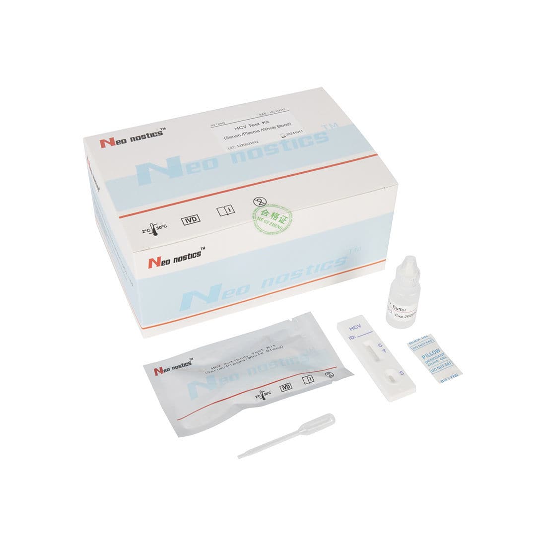 Hepatitis C test kit - HCV0012 - Neo-nostics - for antibodies / HCV ...