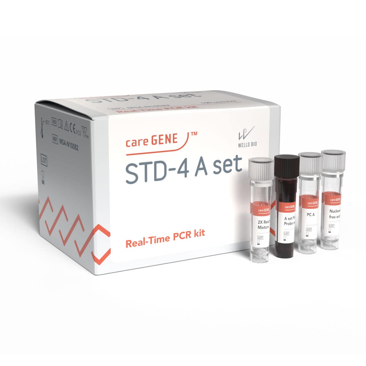 Sexually transmitted disease assay kit - careGENE™ STD-4 A set - WELLS ...