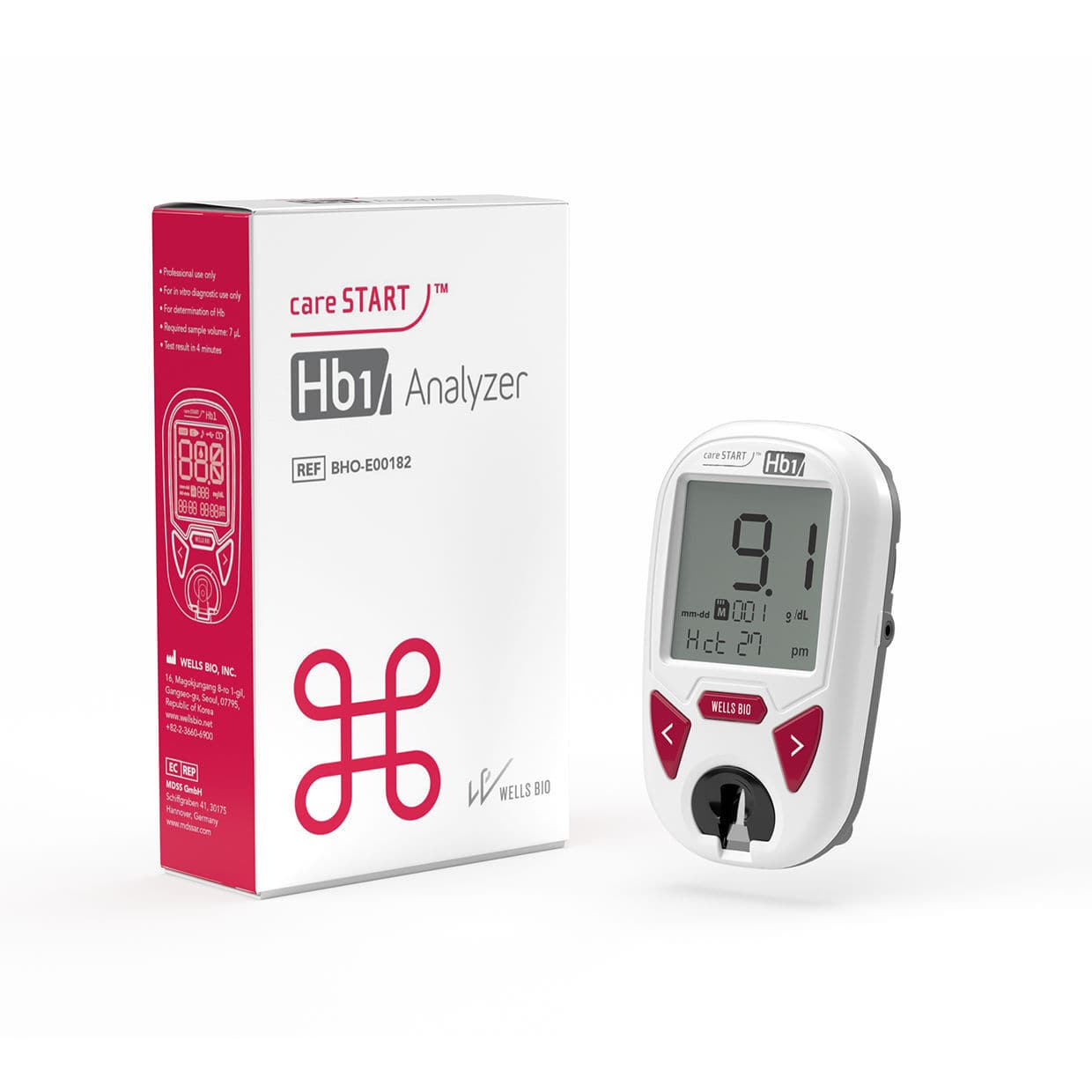 Optical POC analyzer - careSTART™ Hb1 Analyzer - WELLS BIO - for anemia ...