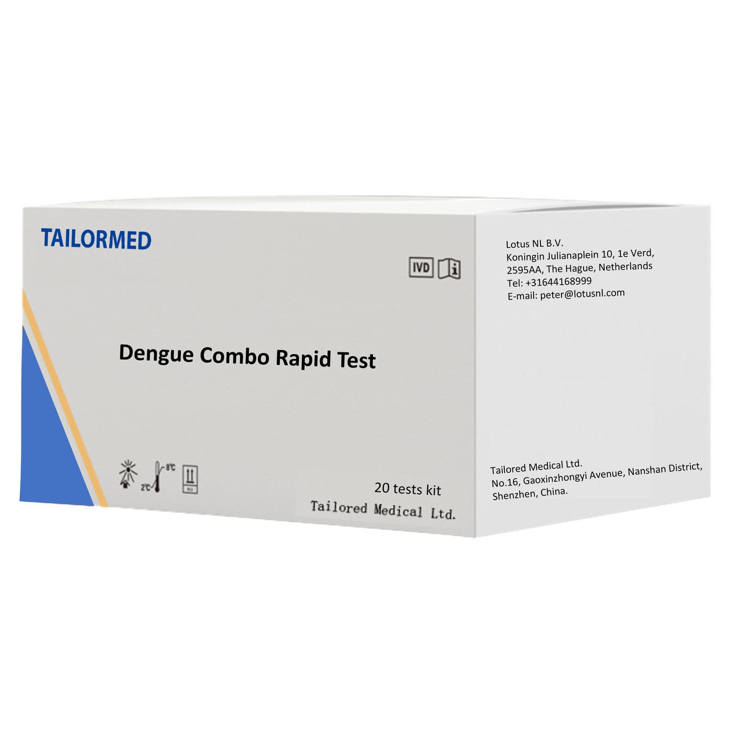 Rapid infectious disease test - Dengue Combo - Tailored Medical Ltd ...