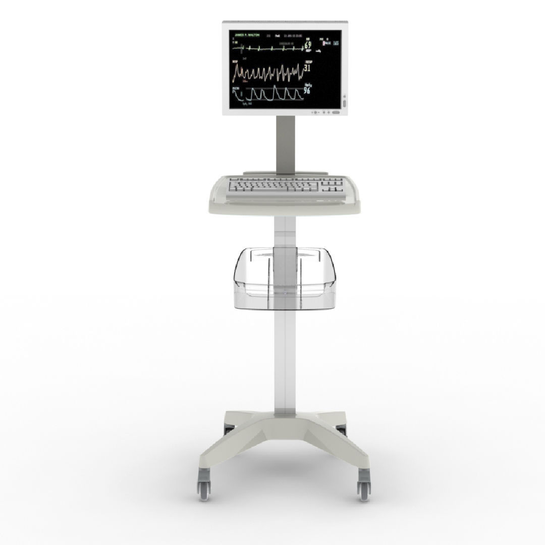Medical trolley - AIO Roll Stand - Mediroll LTD - for monitors ...