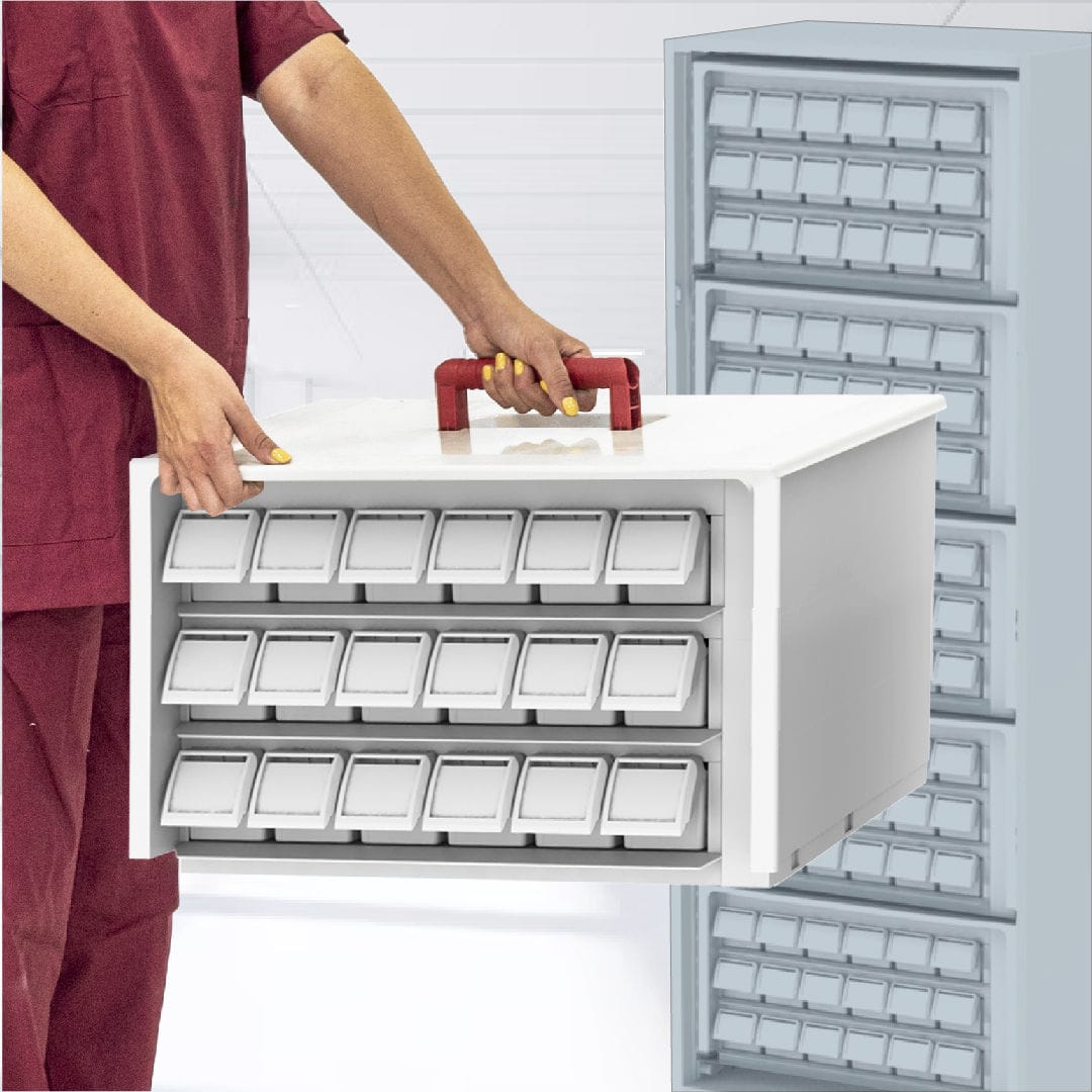 Medication cabinet - Mediroll LTD - hospital / for pharmacies / modular