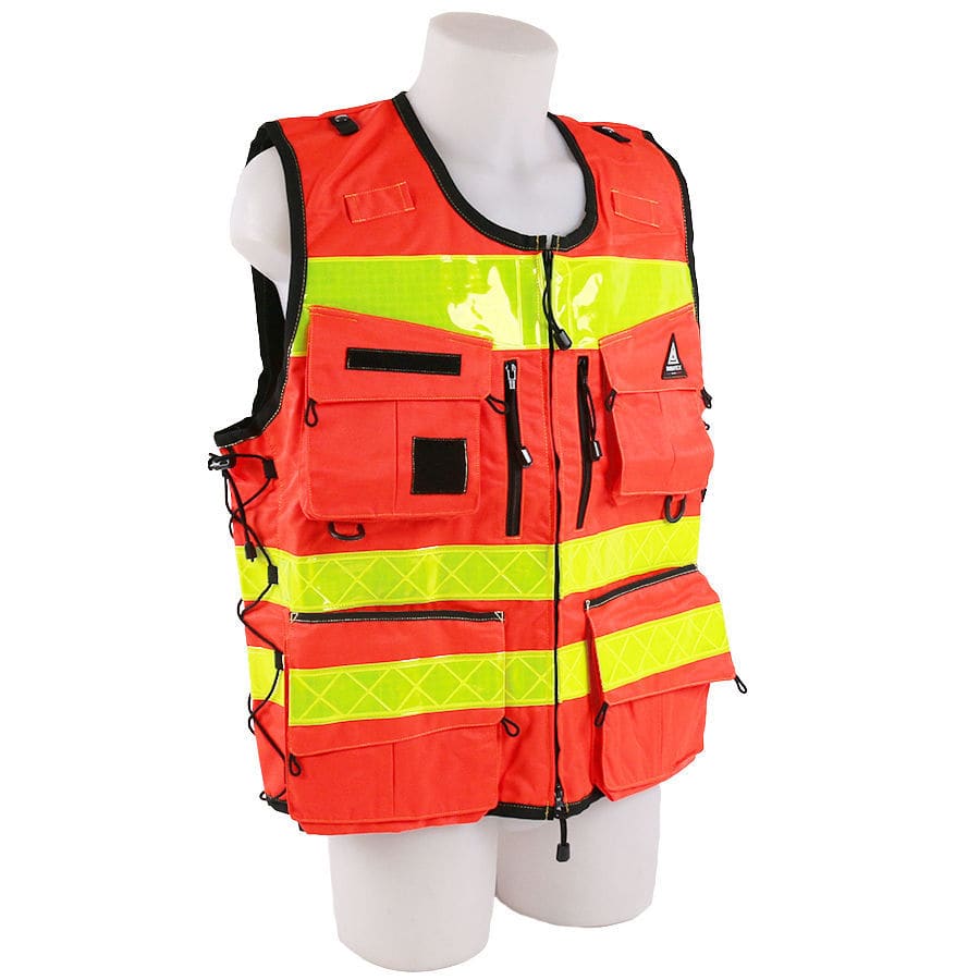 Unisex paramedic jacket - SEC1100 - Dimatex Securite SARL - red