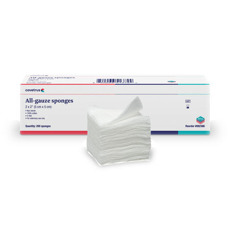 Cotton gauze compress - SPO171 - Covetrus - absorbant / healing