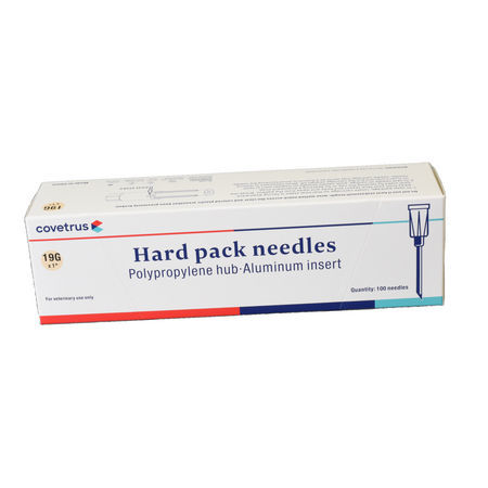 Veterinary needle - 80301014 - Covetrus - sterile / 19G / 1 inch