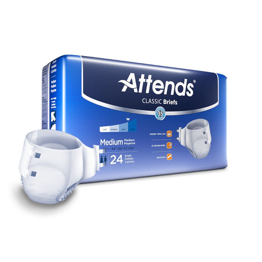 Adult diapers - BRB series - Attends - breathable / box of 20 units ...