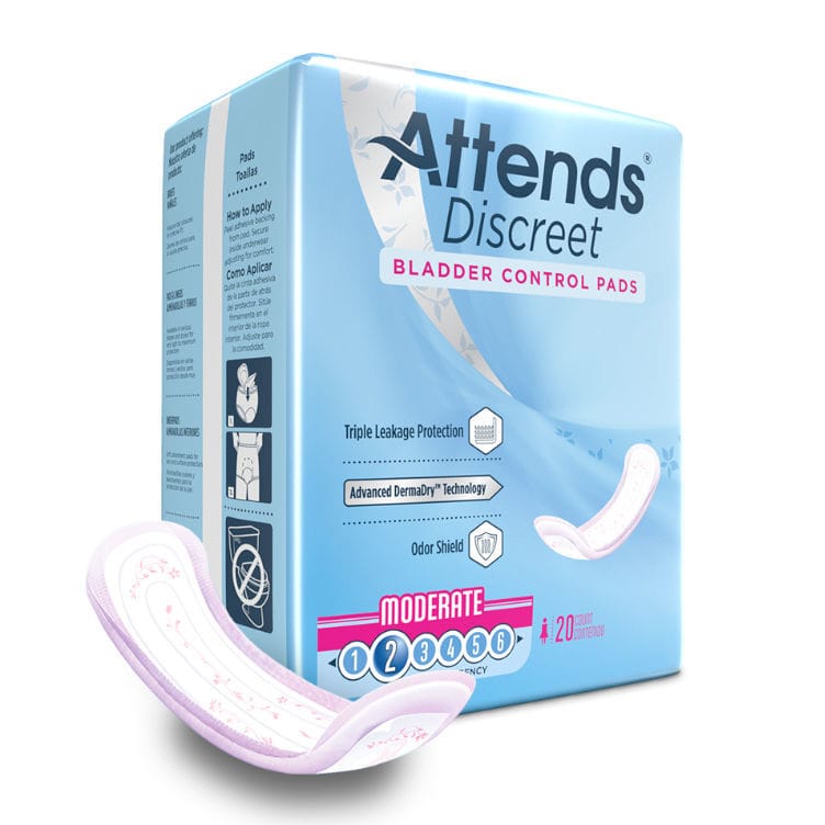 Women sanitary pad - ADPMOD - Attends - breathable / box of 20 units