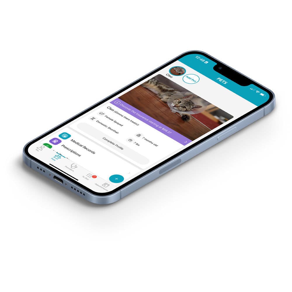 Management mobile application - PetDesk - veterinary / automated