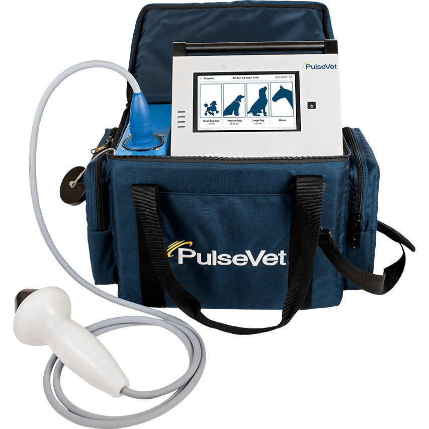 Orthopedic treatment ESWT unit - PulseVet - Zomedica - trolley-mounted / veterinary