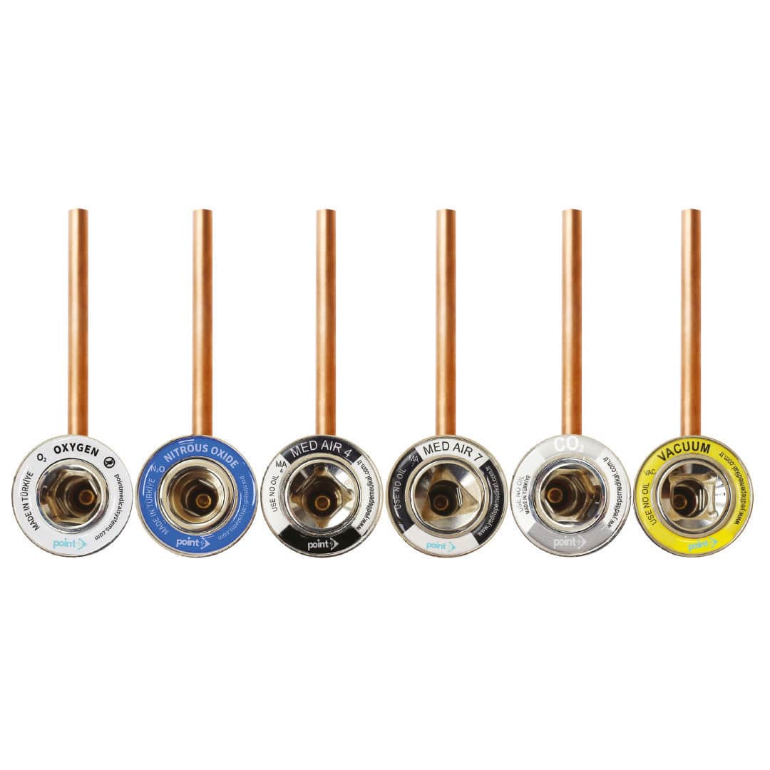 BS type outlet - PNT-OP-M-BB-BS - Point Medical Gas Systems - medical gas
