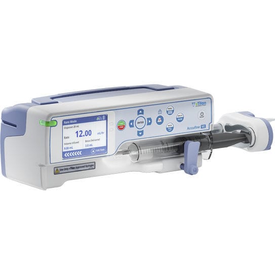 1-way syringe pump - Accuflow® VE - vTitan Corporation