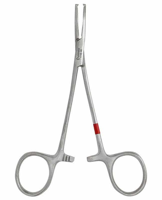 Surgery forceps - 360004-3 - Fuhrmann - disposable / bent