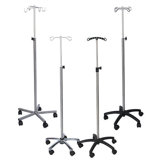 IV pole on casters - ALT1 series - Altermedical - floor-mounted / 4 ...