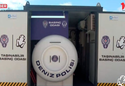 Decompression hyperbaric cabin - DECO MOBILE - Series - Barotech - containerized / multiplace