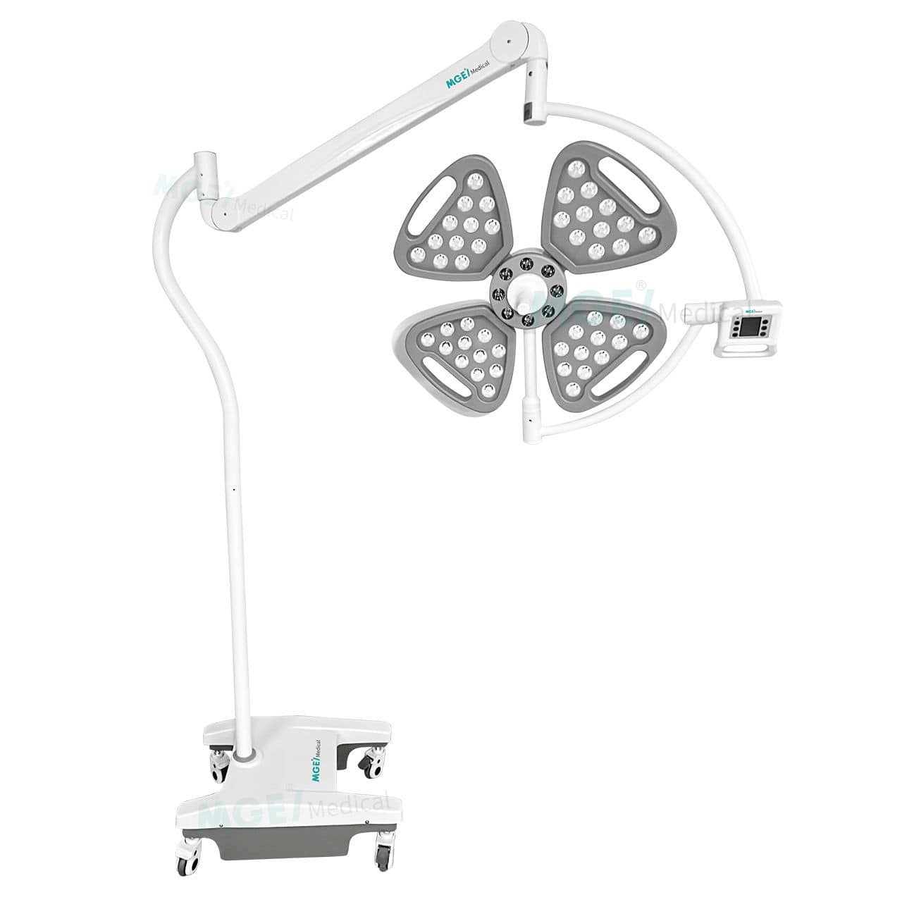 Mobile surgical light - MGE-SL3T - Medige International Industries - LED / 110V / 60Hz / 220V / 50Hz