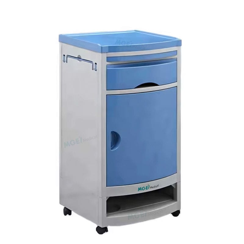 Bedside table on casters - TEG1C - Medige International Industries - with drawers / with wardrobe