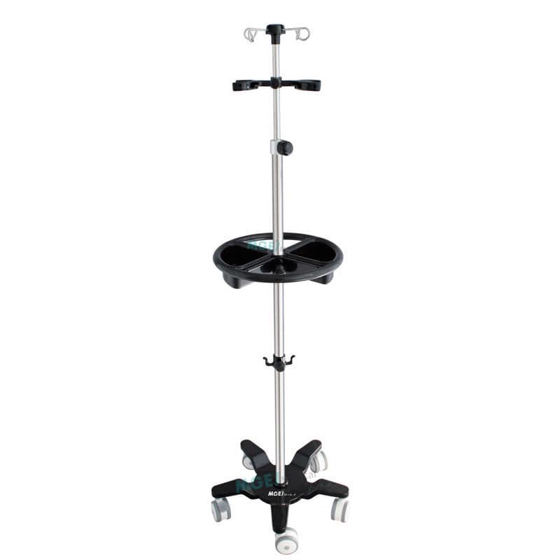 Infusion stand on casters - ASF7 - Medige International Industries - 4-hook
