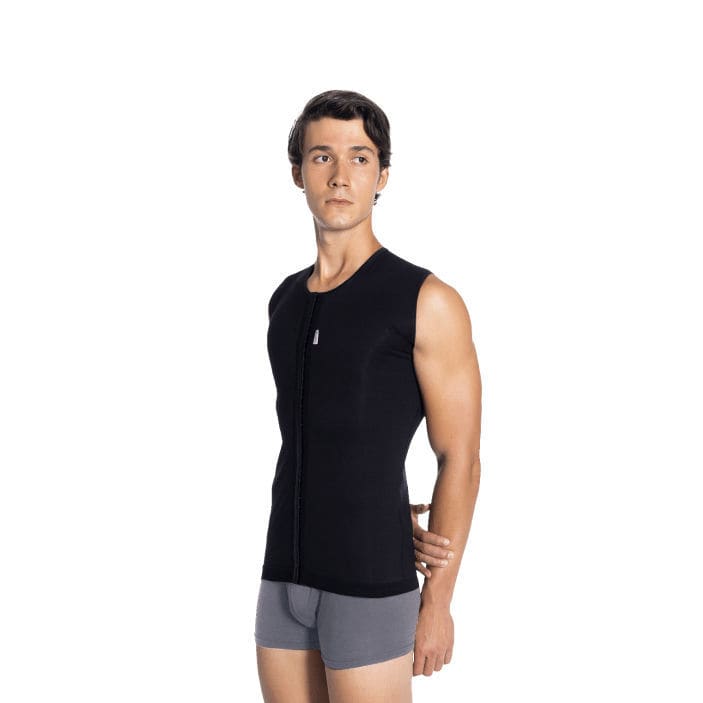Post-operative support compression vest - CM02 - Lipoteks - men / L / M