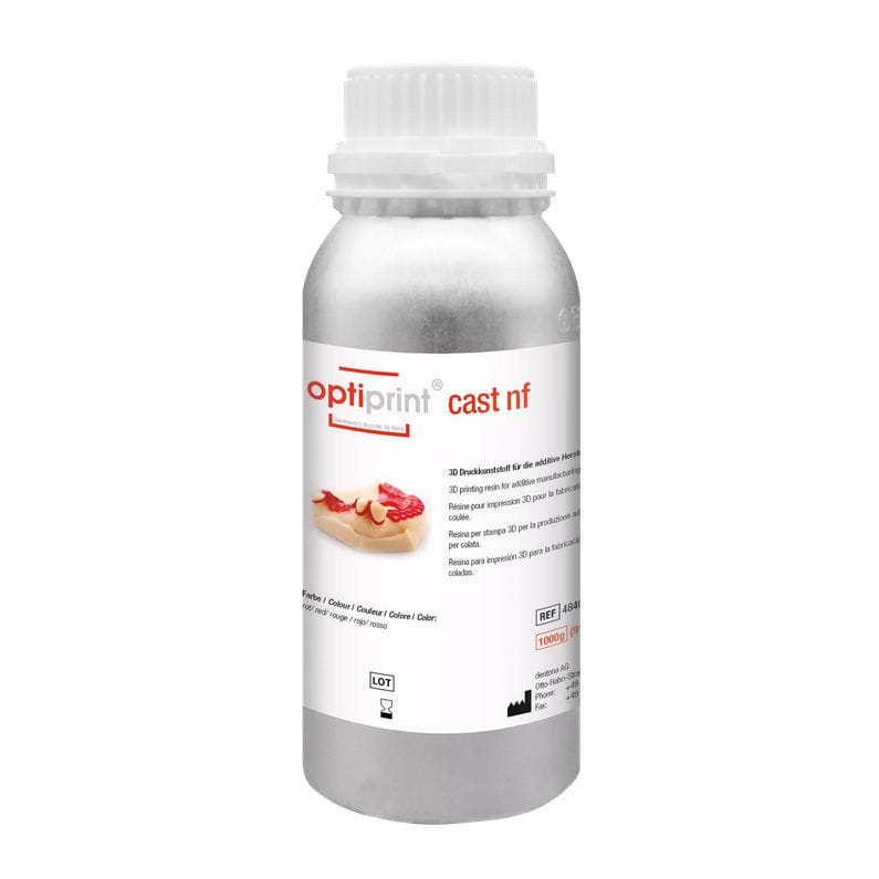 Resin dental material - optiprint cast nf - Dentona AG - for 3D ...