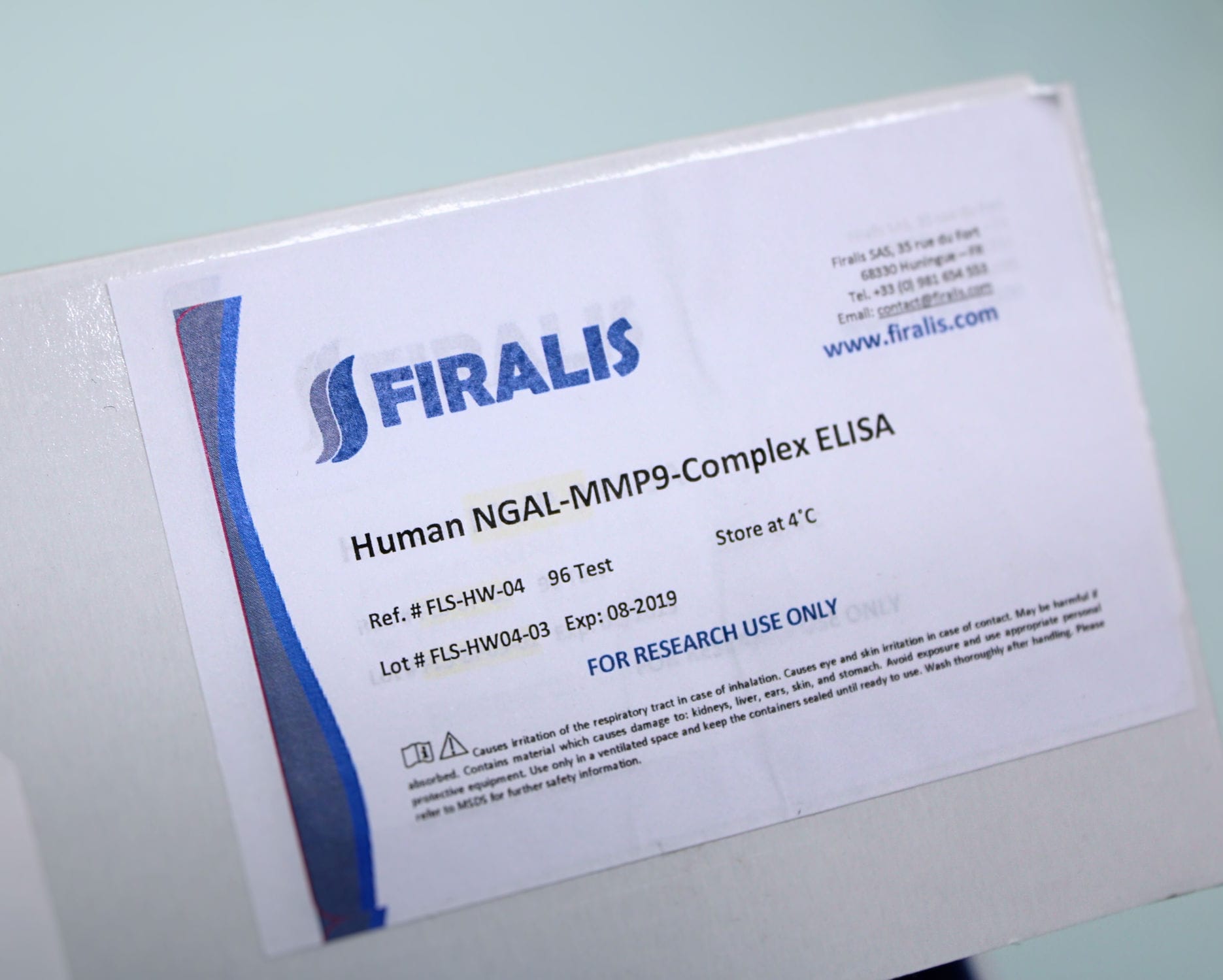 Heart failure test kit - FIRALIS GROUP - NGAL / plasma / ELISA