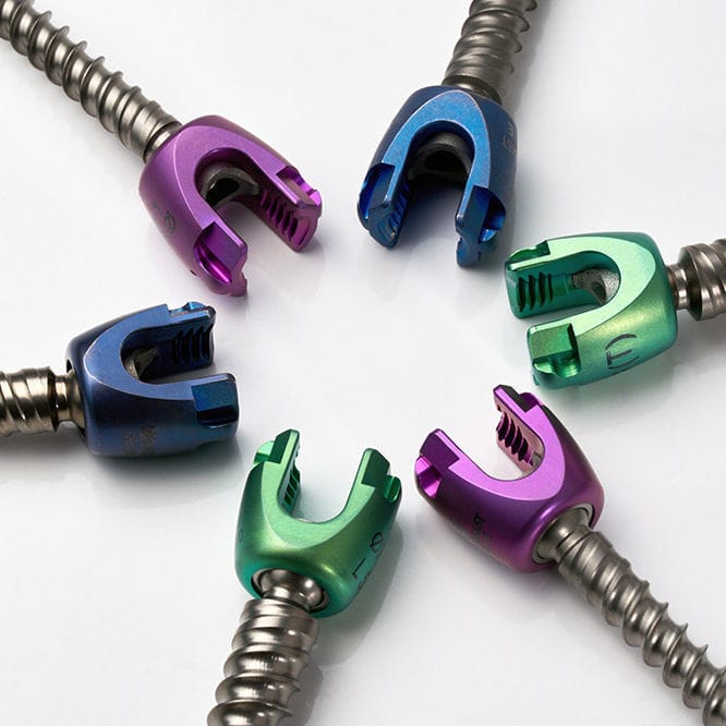 Polyaxial pedicle screw - Lumis® - SpineVision - titanium