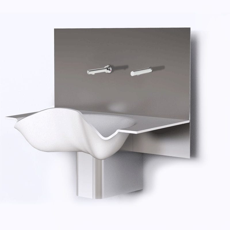 1-bay surgical sink - OR-L135 - LASA - stainless steel / Corian ...
