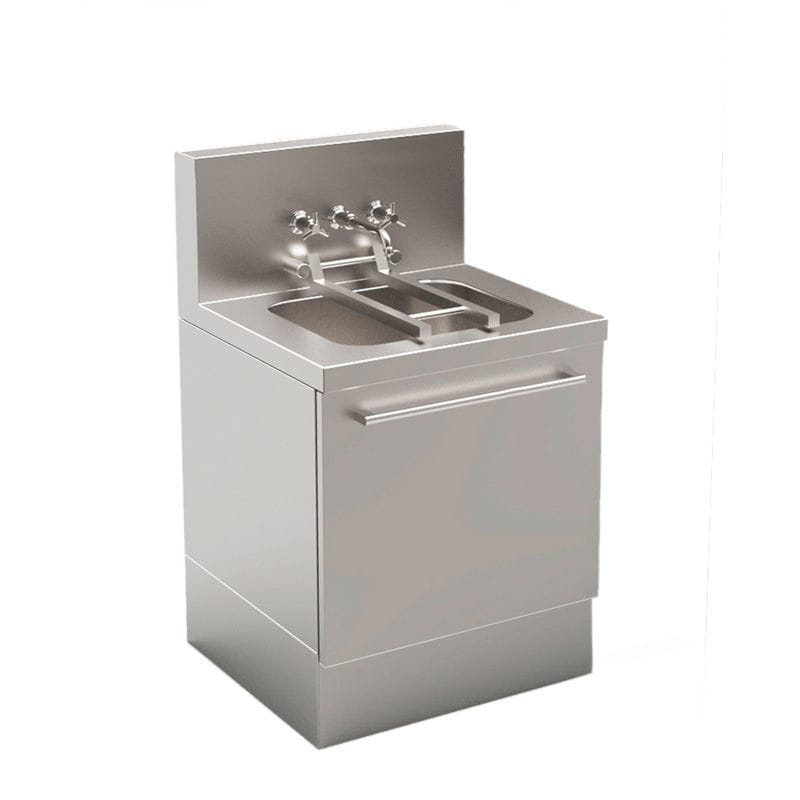 Hygiene area sink - ML-L350 - LASA - 1-station / stainless steel ...