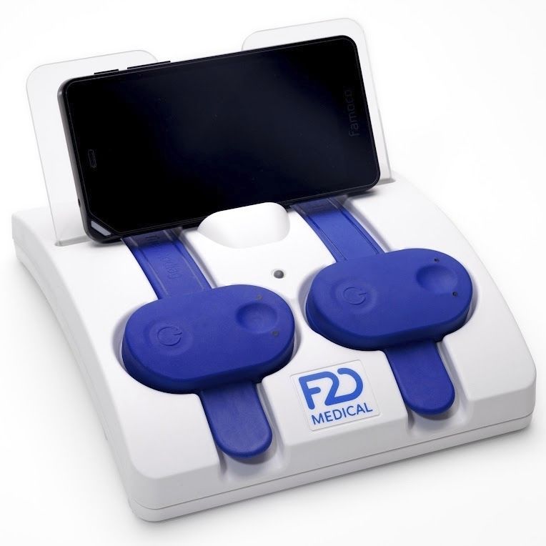 TEMP patient monitor - F2D MEDICAL - with separate sensor / wearable / SpO2