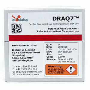 Staining solution reagent - DRAQ7™ - BioStatus - dye / for flow cytometry