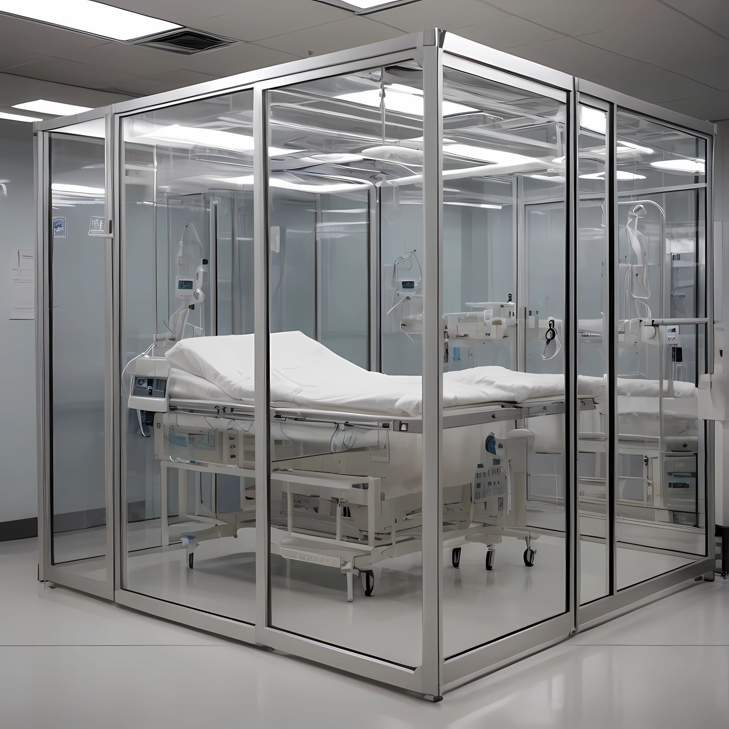 Healthcare facility isolation room - Pandora - Stretchers Industries ...