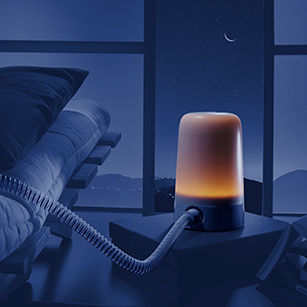 Sleep apnea therapy CPAP machine - Haloa - Sleepinnov - adult / with ...