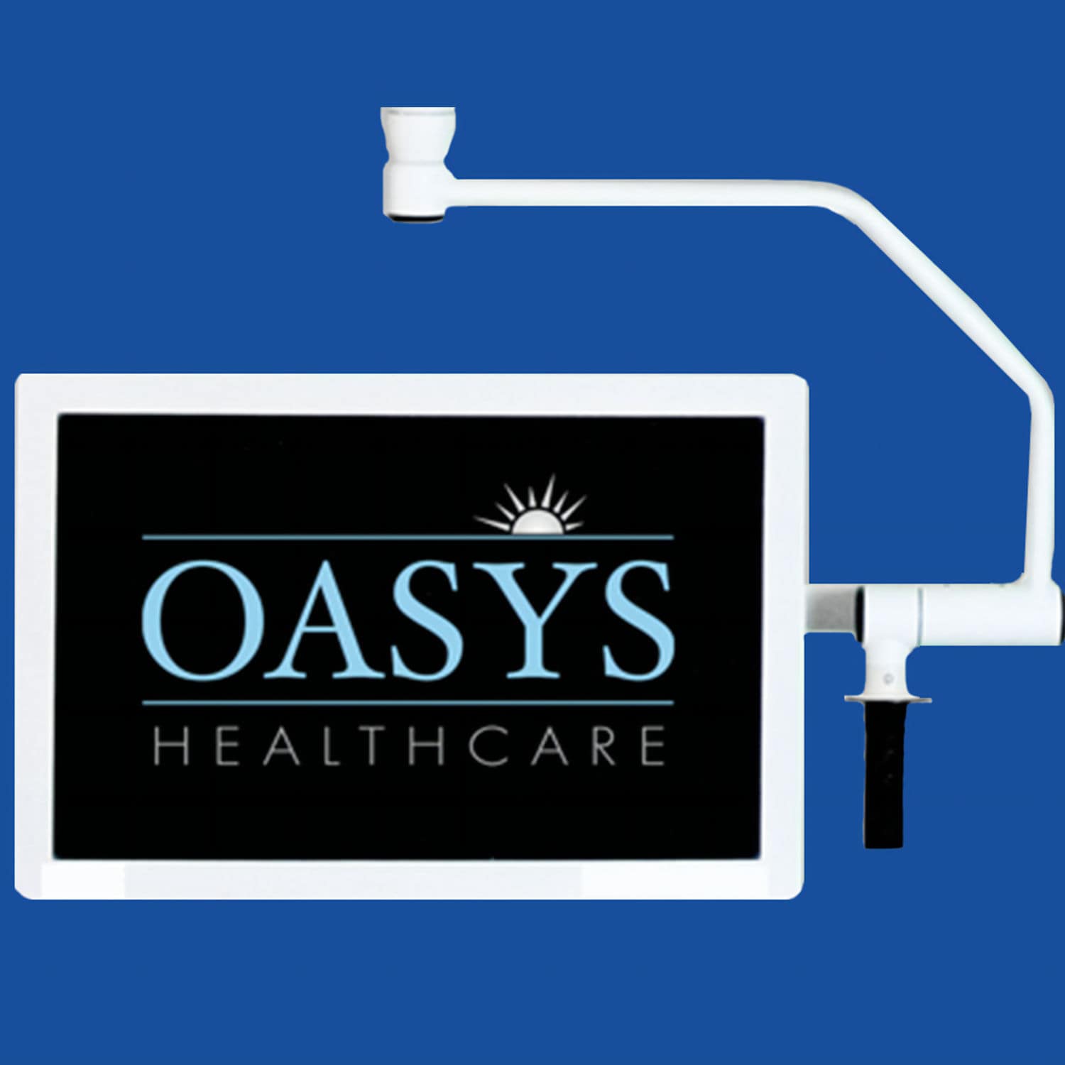 Spring arm - Yokes - Oasys Healthcare - for infotainment terminals / dental / medical