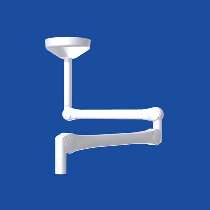 Ceiling-mounted support arm - 3001 - Oasys Healthcare - tilting ...