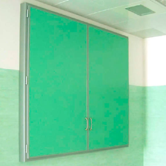 Radiation protection window - MeSpo - swing / sliding