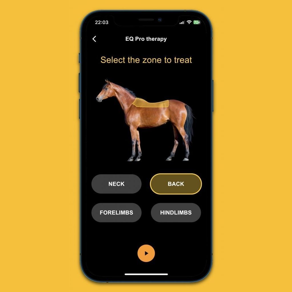Control mobile application - EQ Veterinary Technologies - treatment ...