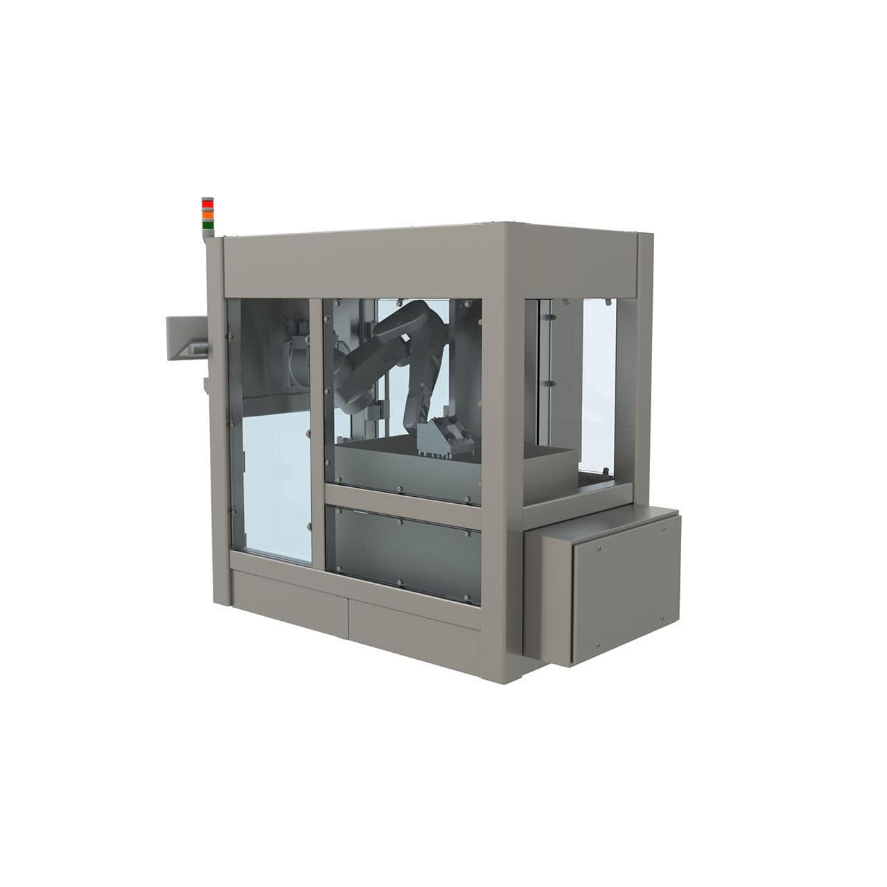 Palletizer-depalletizer for the pharmaceutical industry - MRT-PAL 300 - Robotronic AG - handling ...