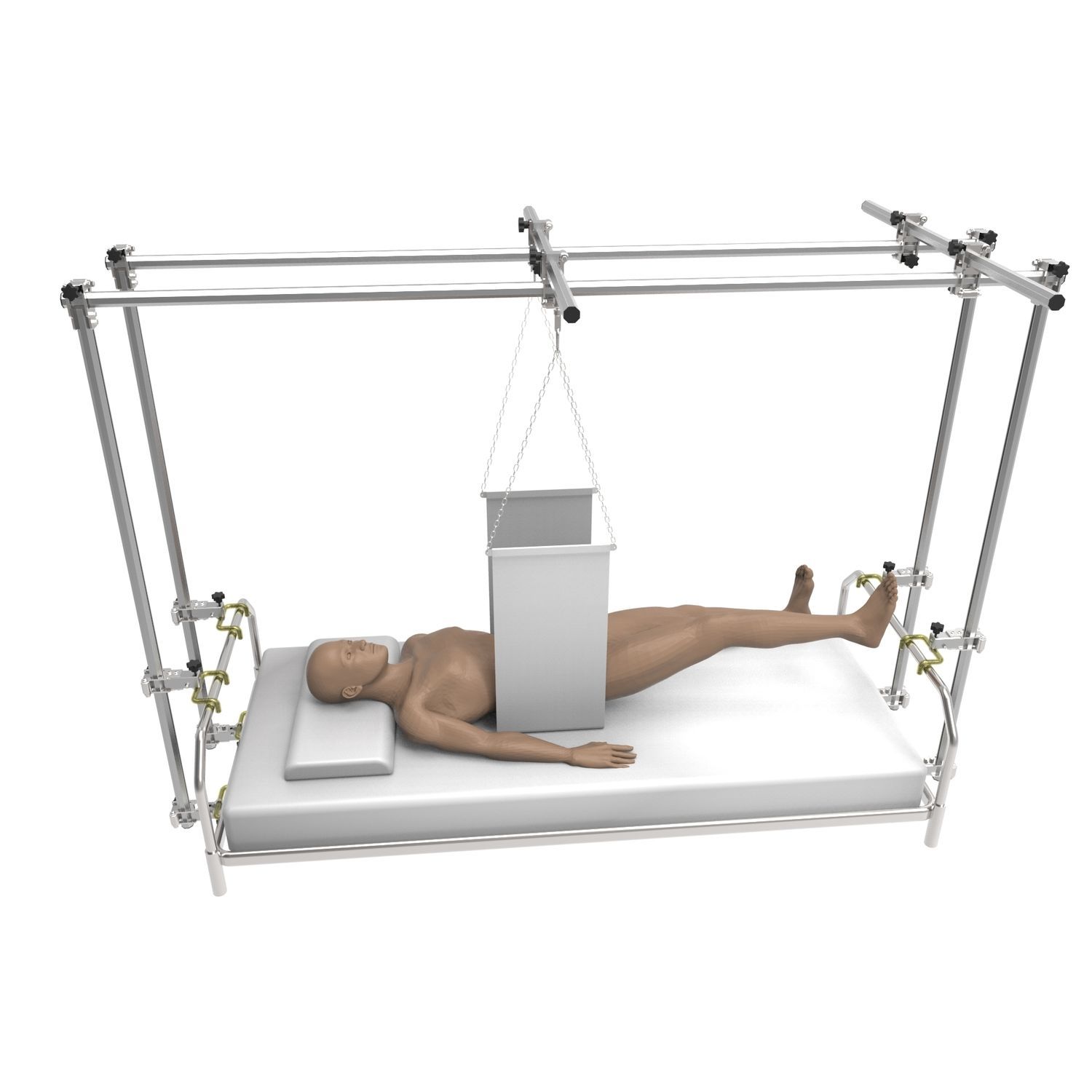 Bed-mounted over bed traction pole - 110-0004 - Prosimed - torso