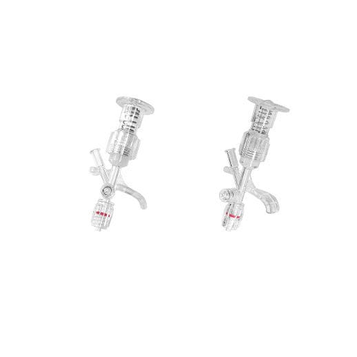 Infusion connector with hemostasis valve - A00R12 - HuBioMed - Y
