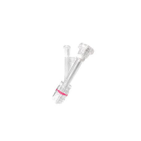 Infusion connector with hemostasis valve - A00R18 - HuBioMed - Y