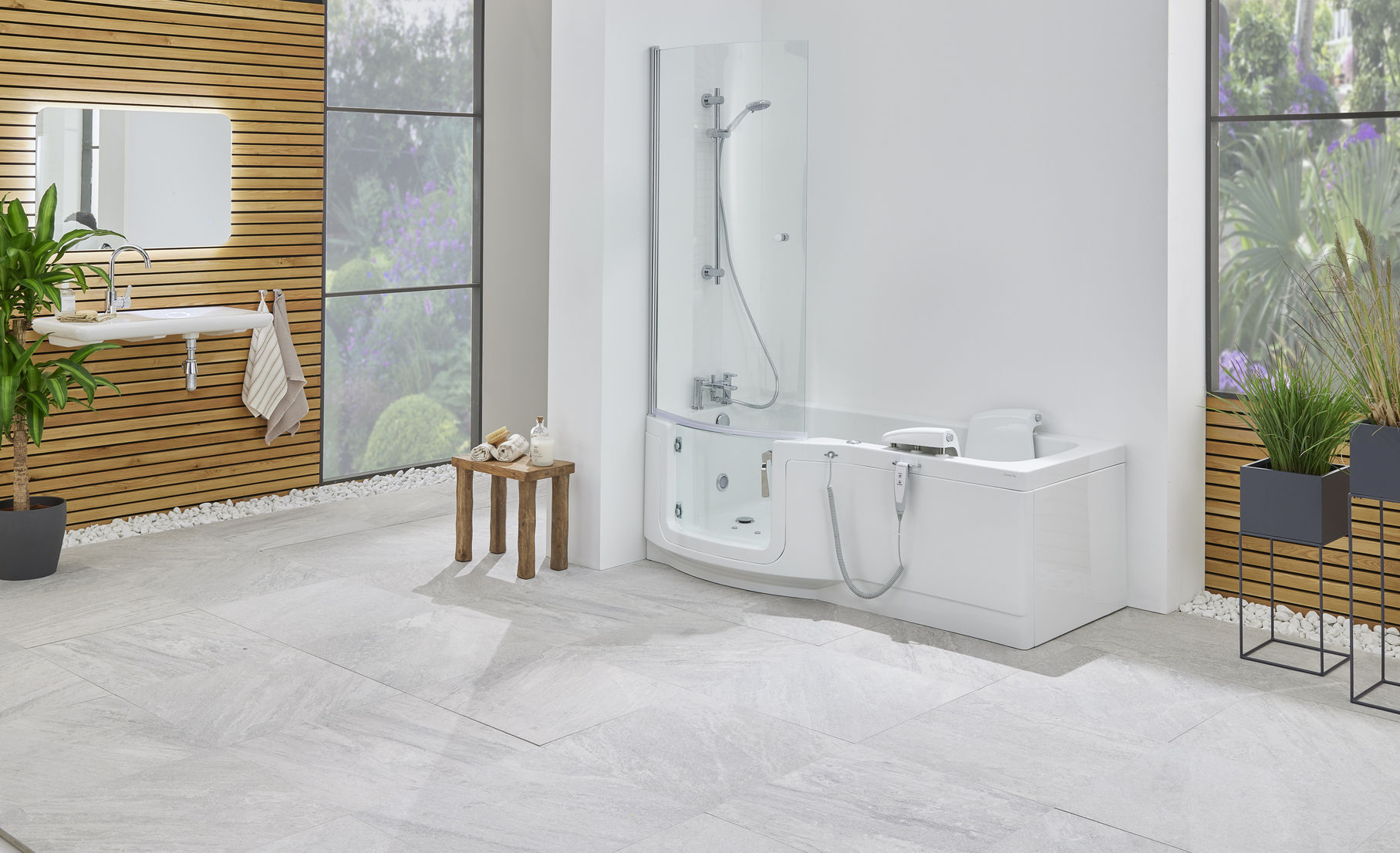 Electric medical bathtub - The Indiana - Access - walk-in