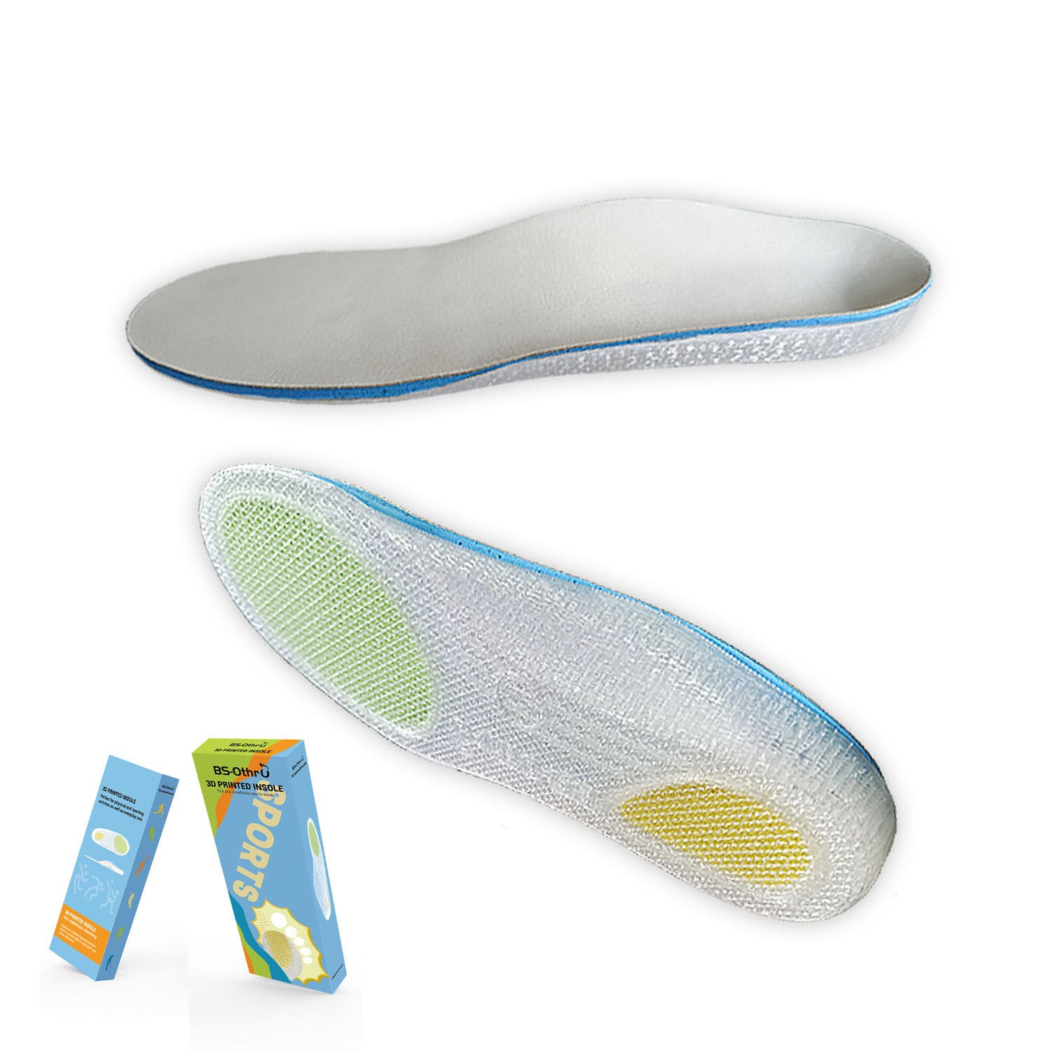 Orthopedic insole with heel pad - BASINGLEAD - with longitudinal arch ...